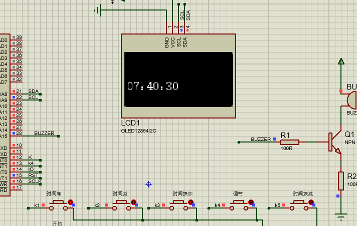 基于51单片机带温湿度显示的可调电子时钟_51温湿度显示oled-CSDN博客