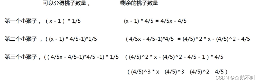 笔试强训day28（猴子分桃，反转部分单向列表）_c++猴子分桃问题-CSDN博客
