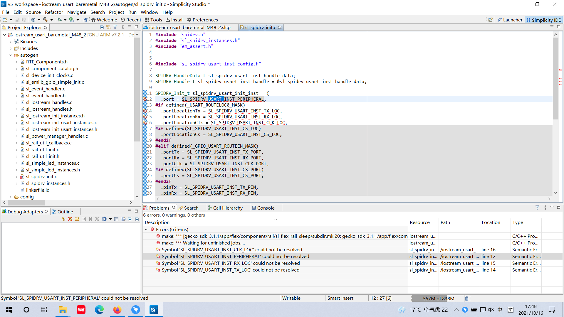 Simplicity studio 导入EFR32工程SDK版本不一致问题_adengcode的博客-CSDN博客