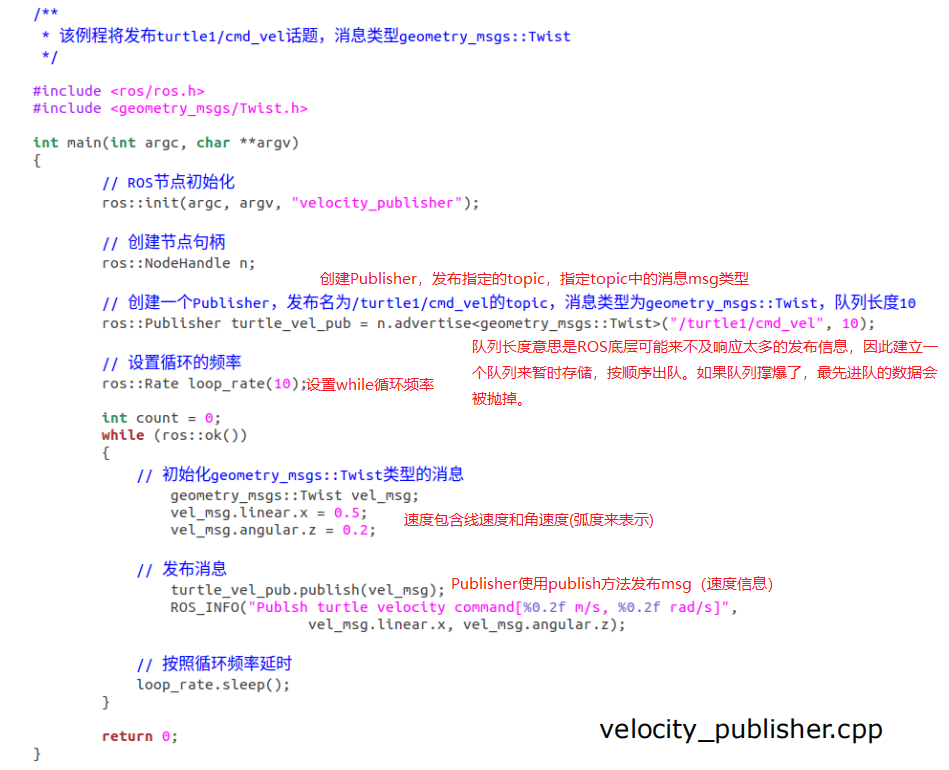 【ROS学习笔记】6.发布者Publisher的编程实现（C++和Python）_ros publisher c++-CSDN博客