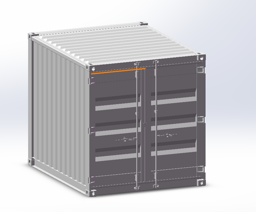 【模型库】8Gp/10GP/20GP/40GP/45GP标准与高柜型号集装箱 三维模型_CAE工作者的博客-CSDN博客