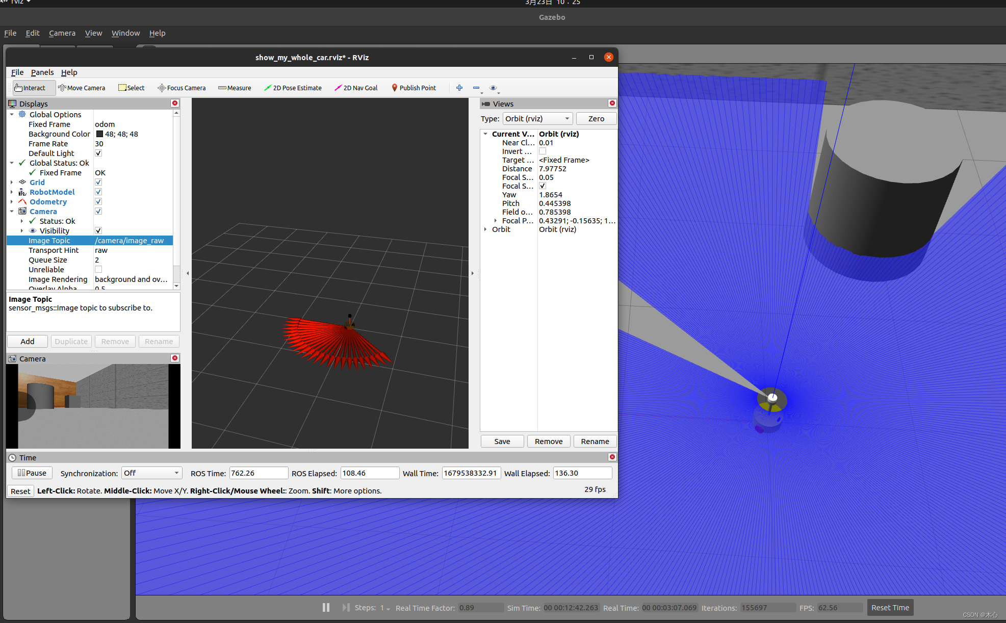 【ROS学习笔记17】ROS常用仿真组件URDF集成Gazebo_urdf导入gazebo-CSDN博客