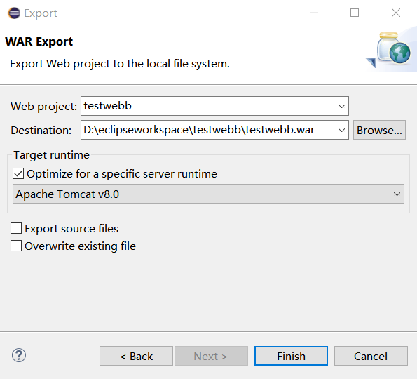 eclipse中部署tomcat，web项目打包war和jar_eclipse打包javaweb项目-CSDN博客