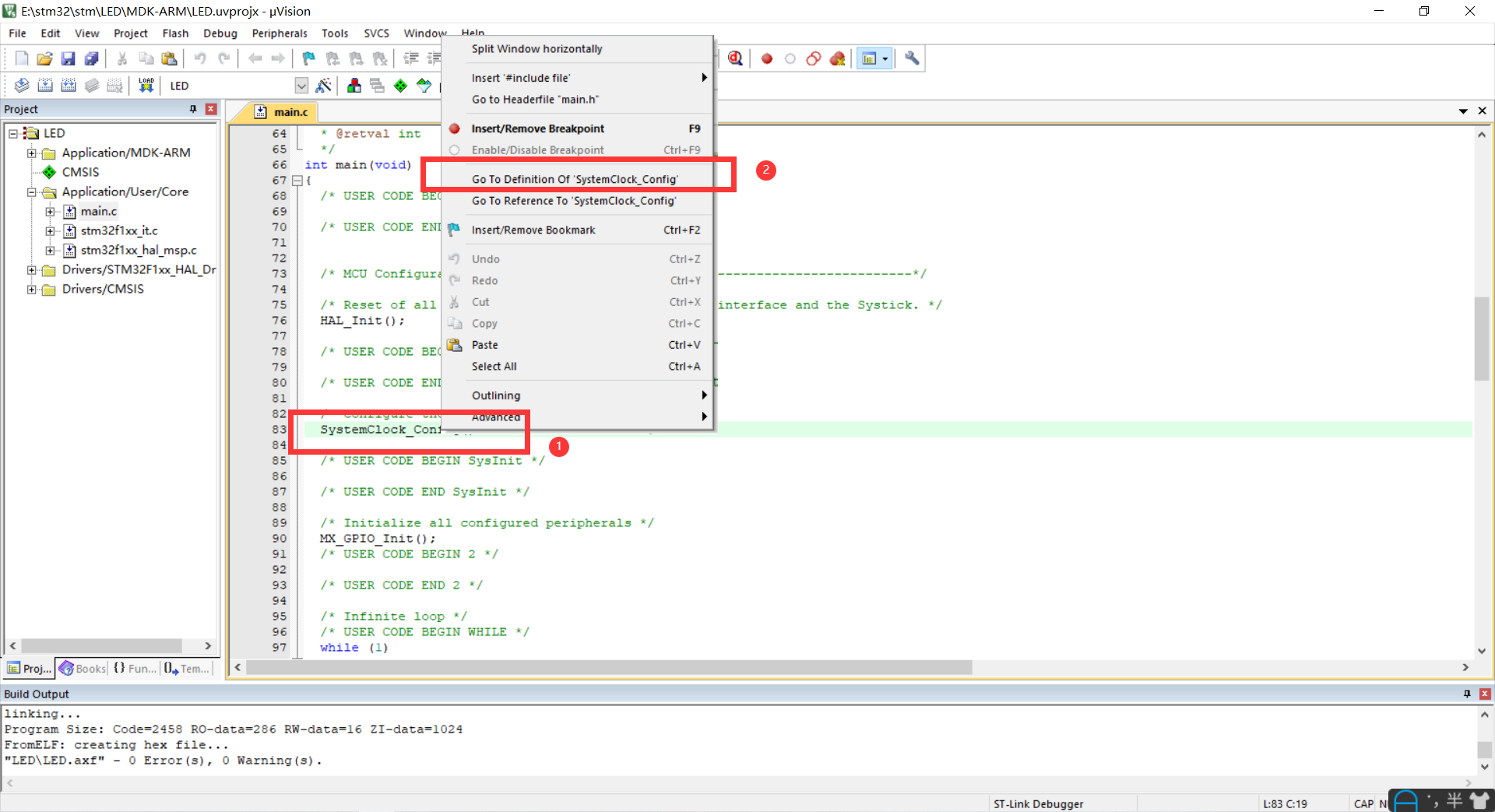 STM32-LED灯仿真_stm32led仿真-CSDN博客
