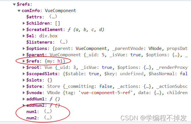 Vue里refrefs的基本用法vue Refs 用法 Csdn博客