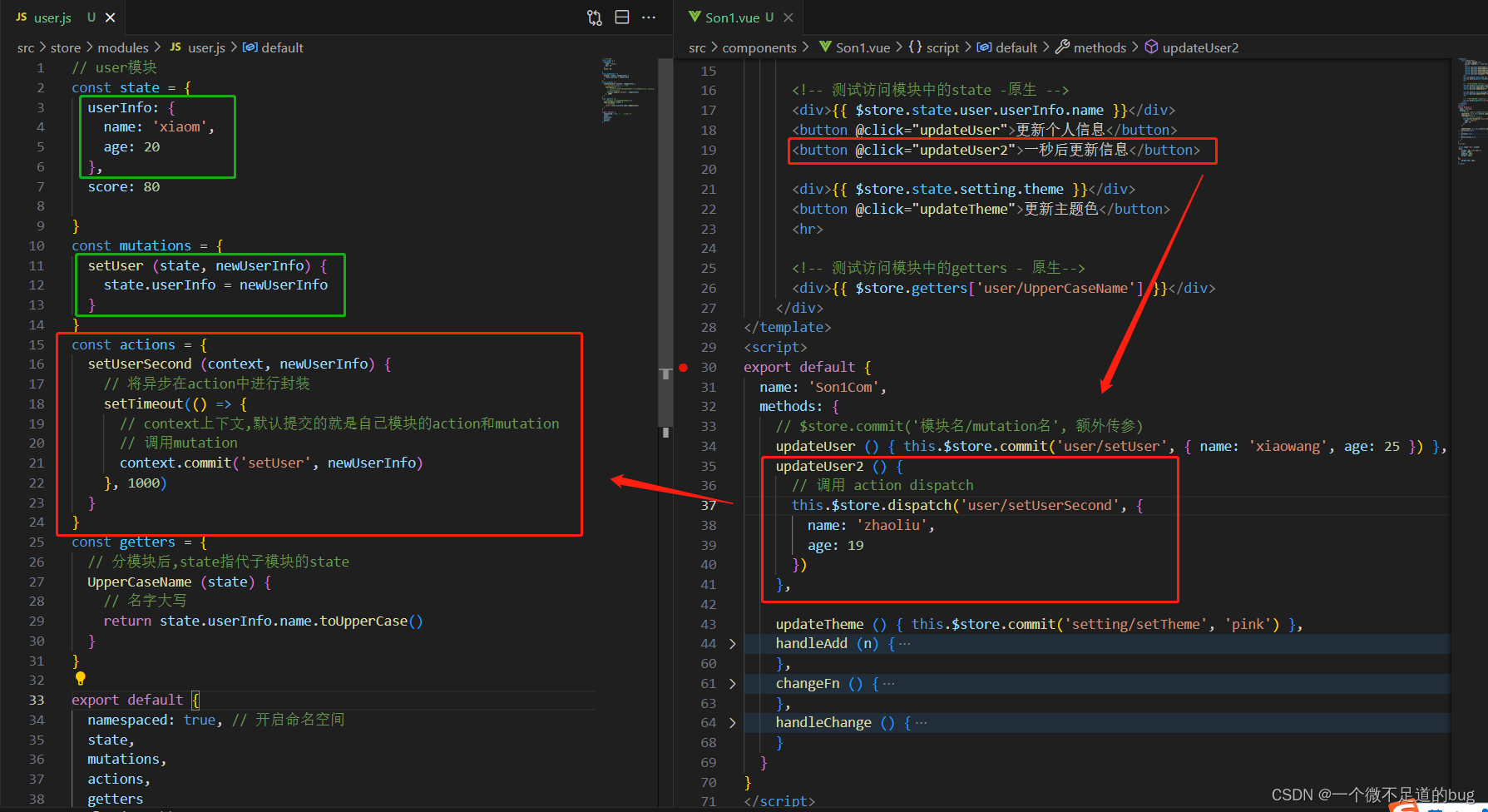 47 - vuex - 分模块_vuex 分模块-CSDN博客