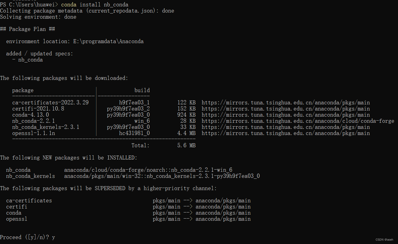 【解决conda install nb_conda】failed with initial frozen solve. Retrying with flexible solve问题-CSDN博客