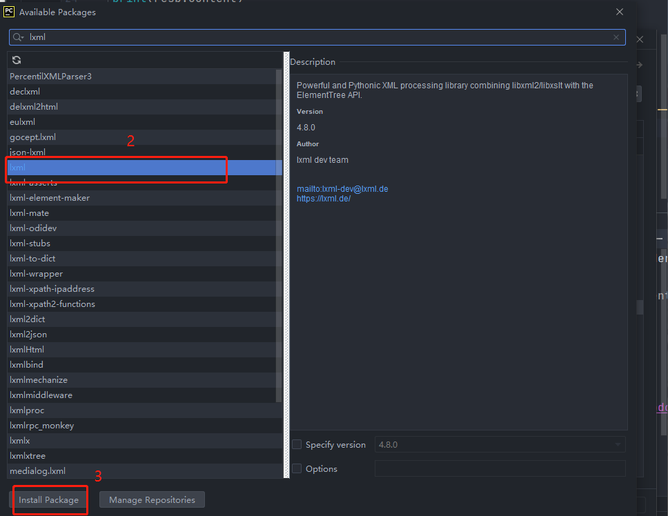 解决python项目报错：bs4.FeatureNotFound: Couldn‘t find a tree builder with the features you requests ...