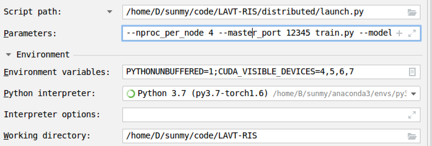 如何在pycharm中运行/调试torch分布式训练_pycharm torch.distributed.launch-CSDN博客