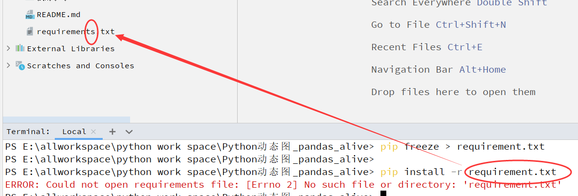 【Python】生成requirement以及使用requirements.txt安装类库 （保姆级图文）_requirement.txt ...