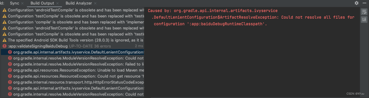 解决caused by: org.gradle.api.internal.artifacts.ivyservice错误_caused by: org.gradle.api.internal ...