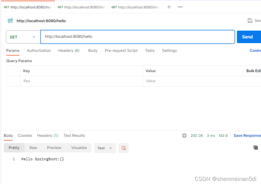 SpringBoot入门&postman测试保姆级教程_springboot怎么用postman测接口-CSDN博客