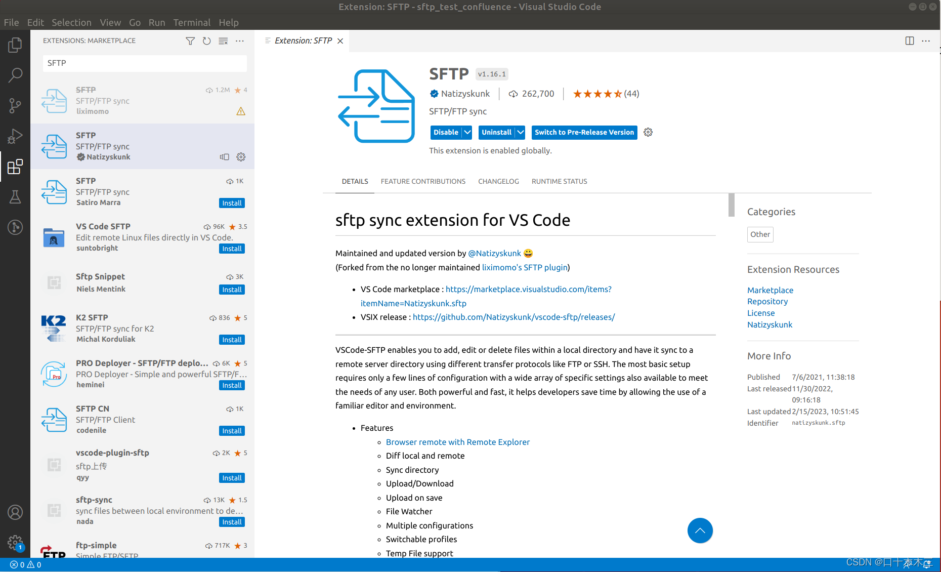 Vscode SFTP vscode Sftp CSDN 