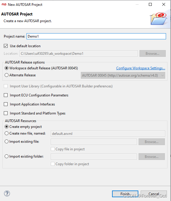 AUTOSAR Builder的使用： 如何新建一个新的项目工程-CSDN博客