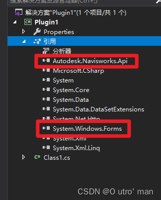 基于C#创建NavisWorks的插件_autodesk.navisworks.api-CSDN博客