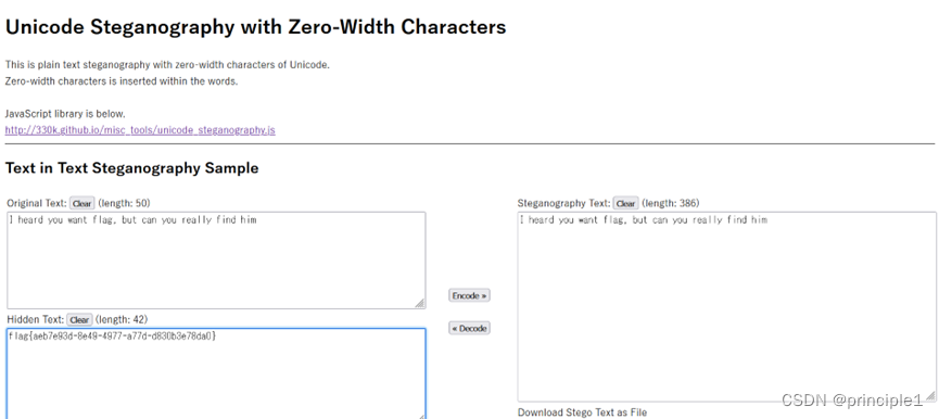 txt零宽度字符隐写_txt文本隐写-CSDN博客