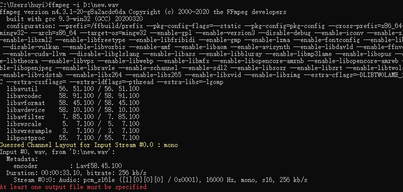 java 音频转为wav格式标准音频 | Java工具类_org.bytedeco.ffmpeg-CSDN博客
