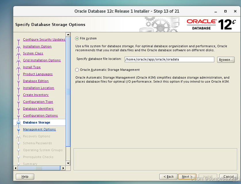 Linux系统下面oracle12C安装，配置pdb，开机自启动详解_linux oracle12c安装及配置-CSDN博客