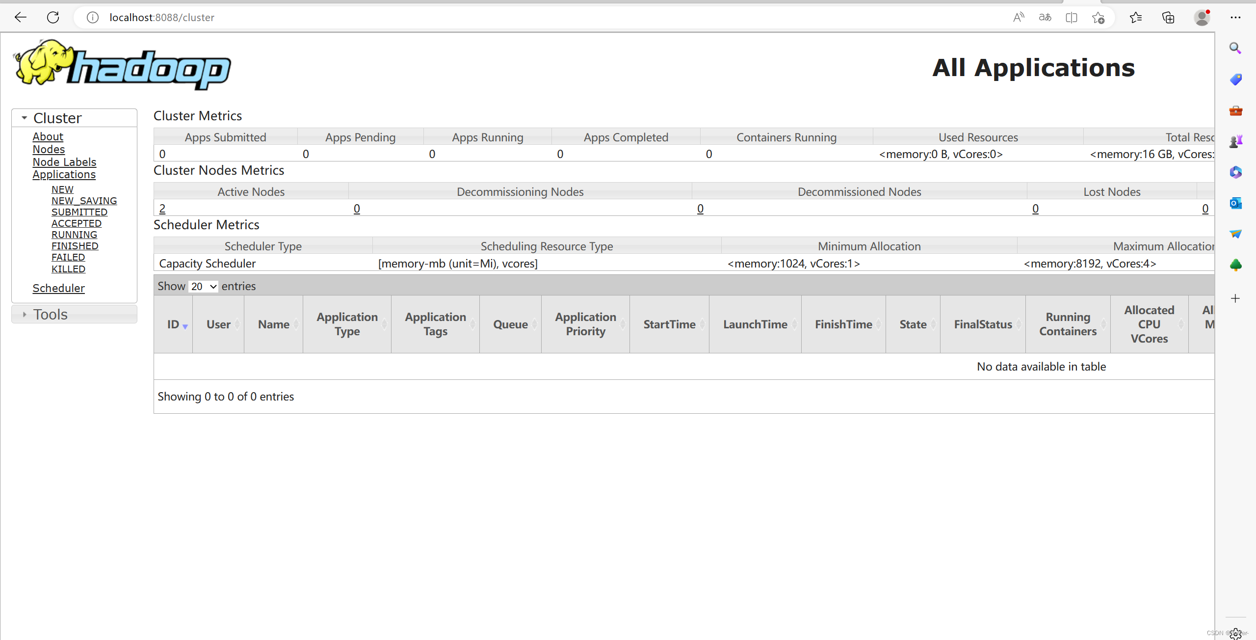 Win11 在Docker中部署Hadoop、Spark_windows docker安装hadoop-CSDN博客