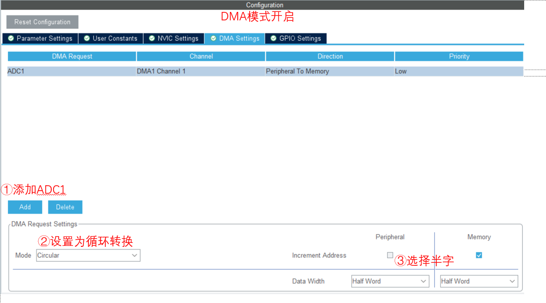HAL库 ADC超详细（查询、中断、DMA）_hal adc-CSDN博客