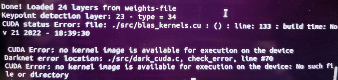 【已解决】CUDA Error：no kernel image is available for execution on the device：No such file or ...