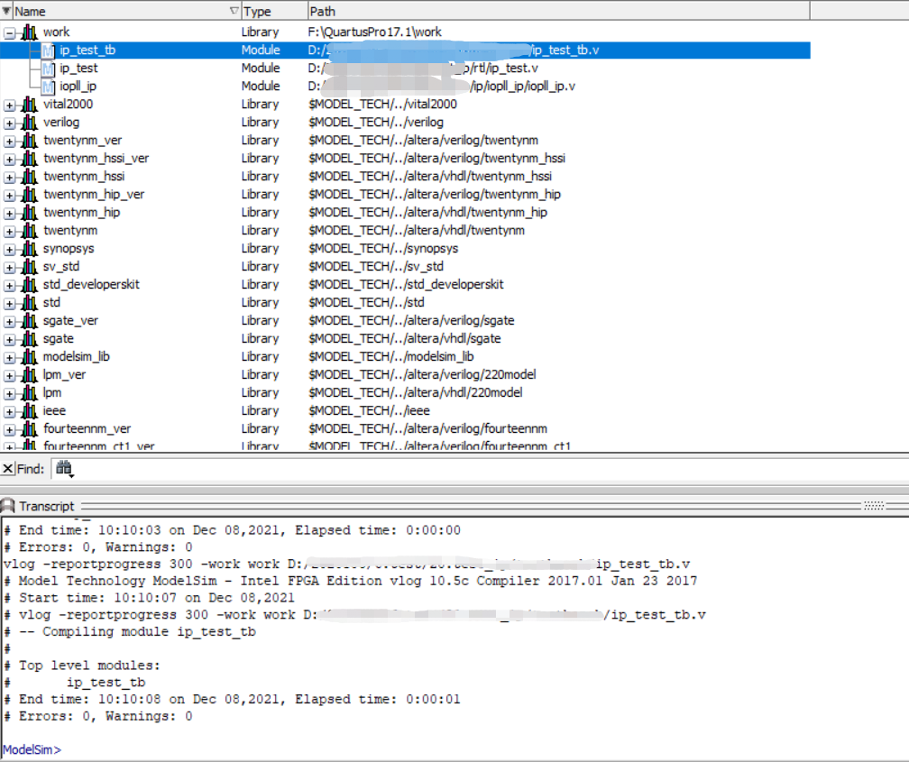 ModelSim10.5c仿真详细过程_modelsim怎么删除工程中的文件-CSDN博客