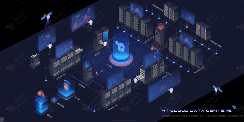 2.5D 组态案例合集 | 智慧园区、数据中心、SMT 生产线、汽车制造_信息可视化设计优秀案例分析2.5d插图-CSDN博客