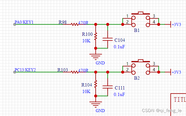 第六章 国产mcu 雅特力at32f403a 基于v2库的按键输入实验 ，库函数操作，位带操作 At32f403a按键 Csdn博客