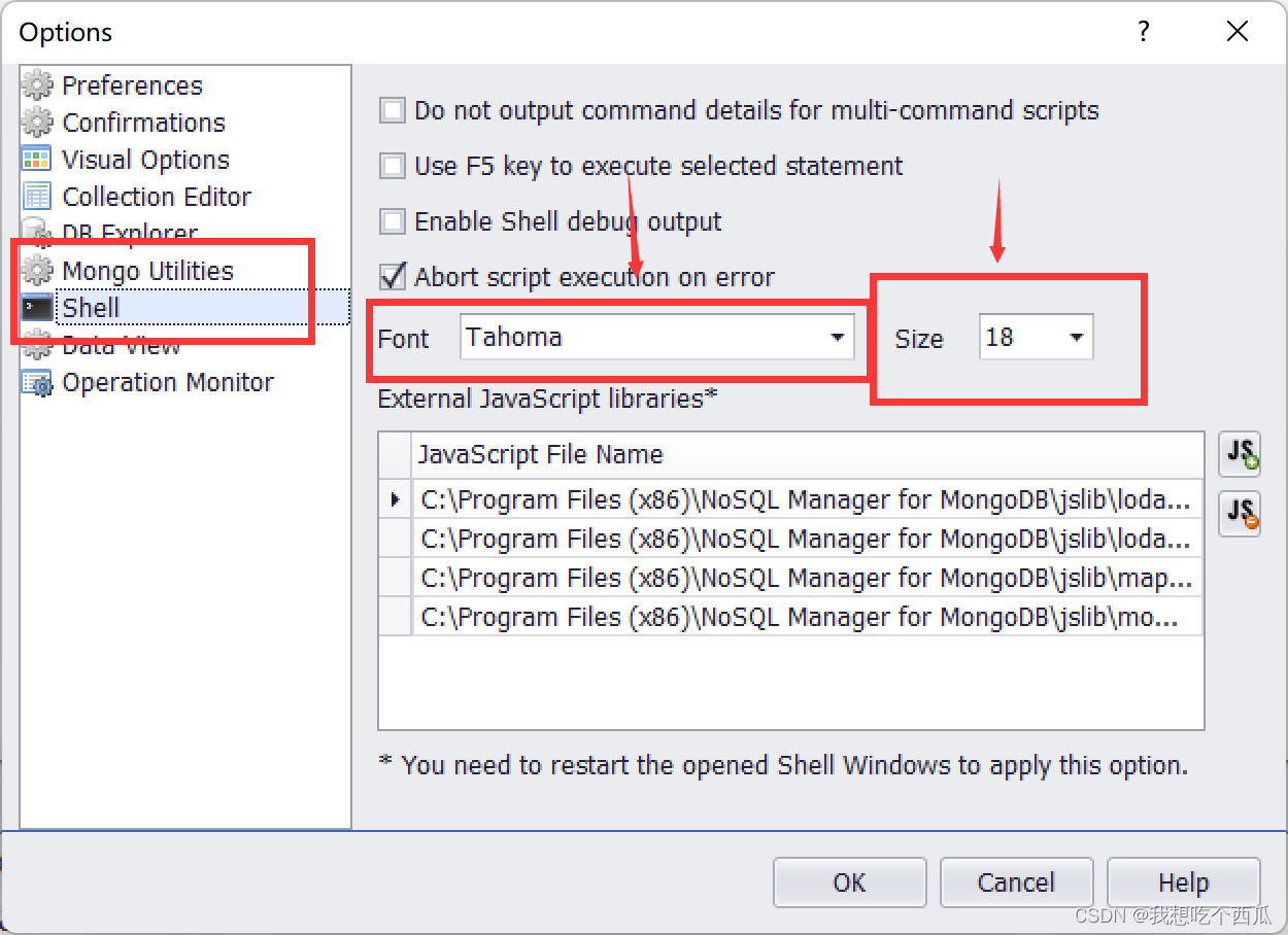 问题解决：NoSQL Manager for MongoDB无法输入中文和字体调节_nosqlbooster for mongodb设置中文-CSDN博客