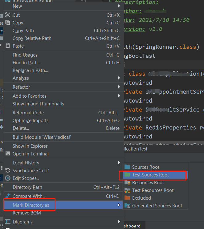 Springboot使用不了单元测试问题的解决_springboot项目不能构建单元测试 test文件夹下不能新建java-CSDN博客