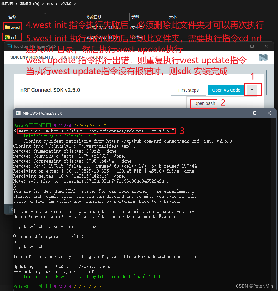 ncs v2.5.0 sdk安装教程-半自动化安装-CSDN博客