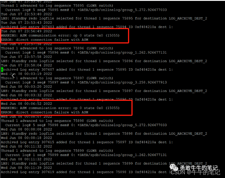 Oracle-ASM communication error问题处理_asm2.s:2: error: comma, colon, decorator or end of-CSDN博客