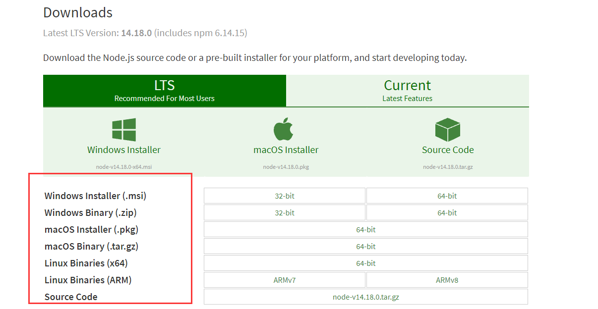 Node.js的安装和简单使用（windows和linux）_node14.18.0-CSDN博客