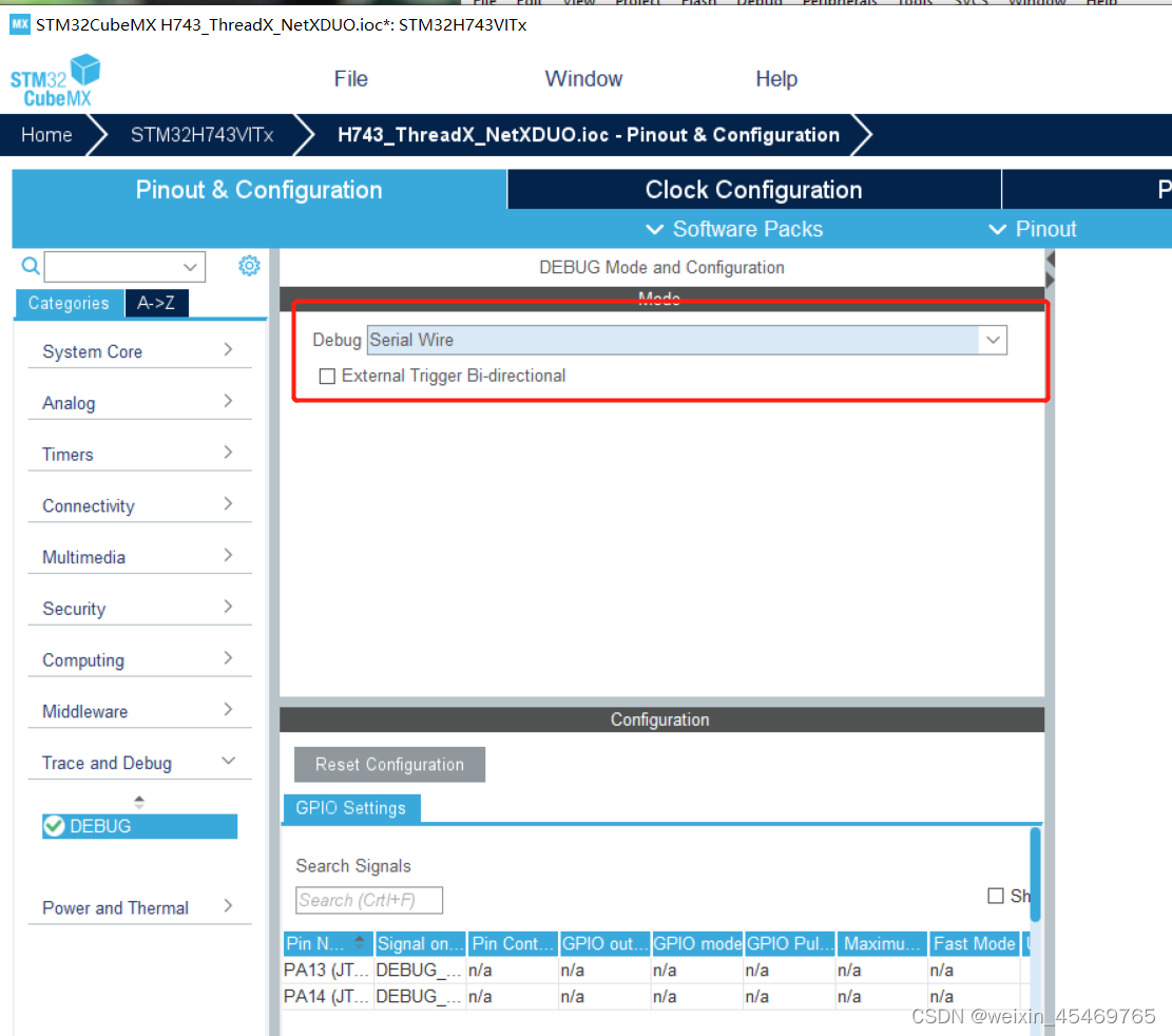 STM32H743(M7内核)通过CubeMX搭建工程，移植TreadX和NetXDUO(一)_安富莱stm32h743-CSDN博客