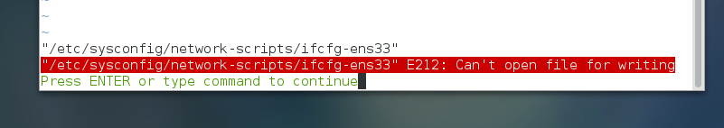 vim /etc/sysconfig/network-scripts/ifcfg-ens33 显示空白_vimens33-CSDN博客