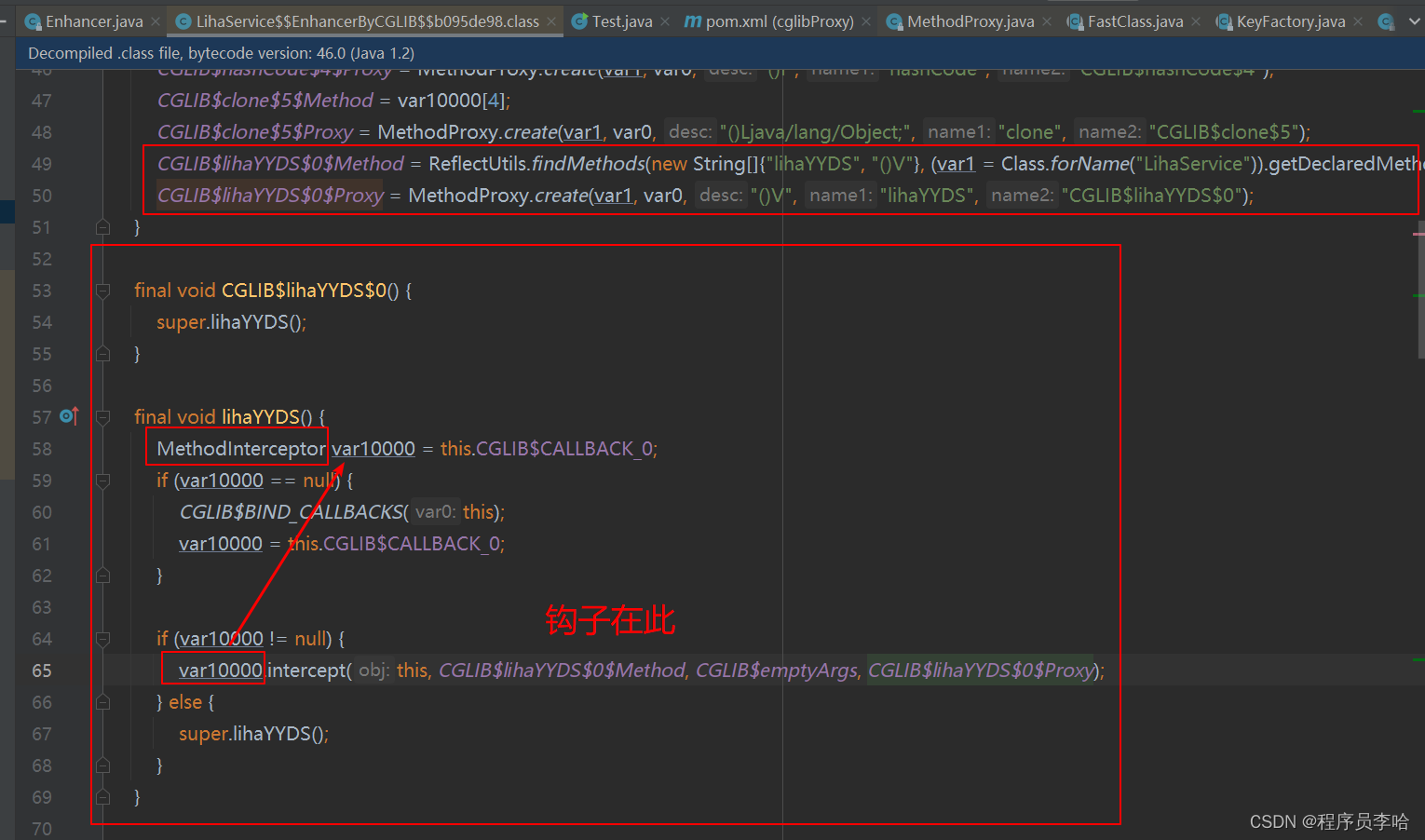 从源码角度理解cglib动态代理 Method和methodproxy Csdn博客