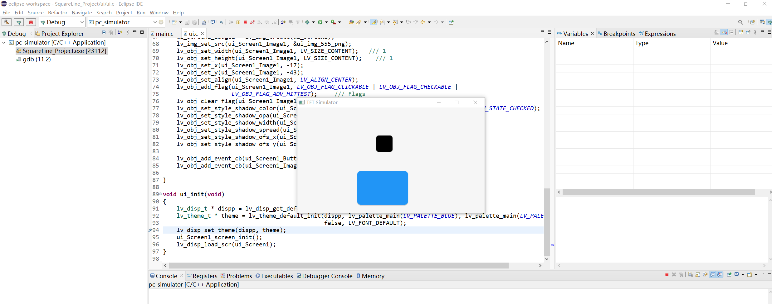 SquareLine Studio ecplise仿真环境搭建-CSDN博客