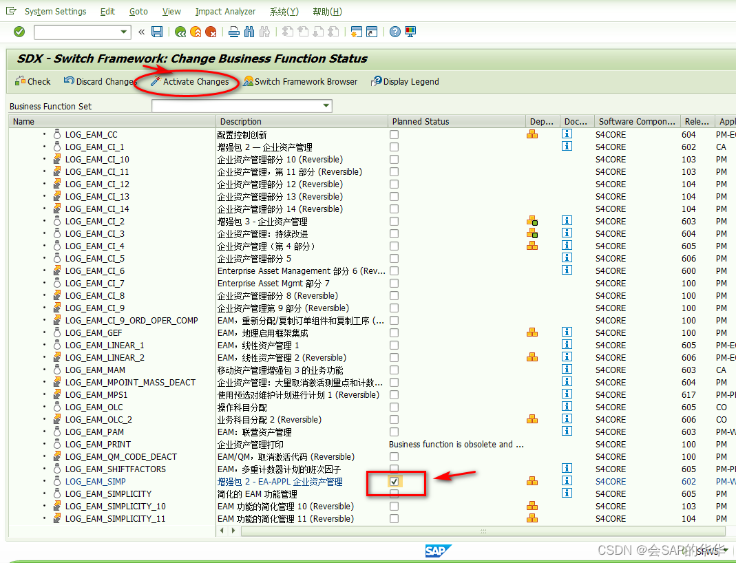 一个SFW5 激活SAP功能的操作实例_sap swf5-CSDN博客