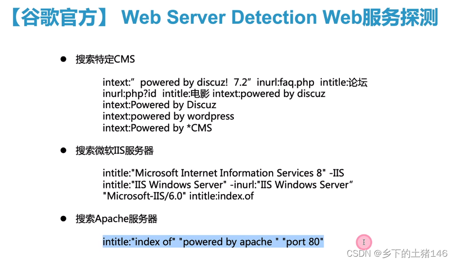 Google Hacking高级实战-搜索特定口子-敏感信息_网络安全 footholds-CSDN博客