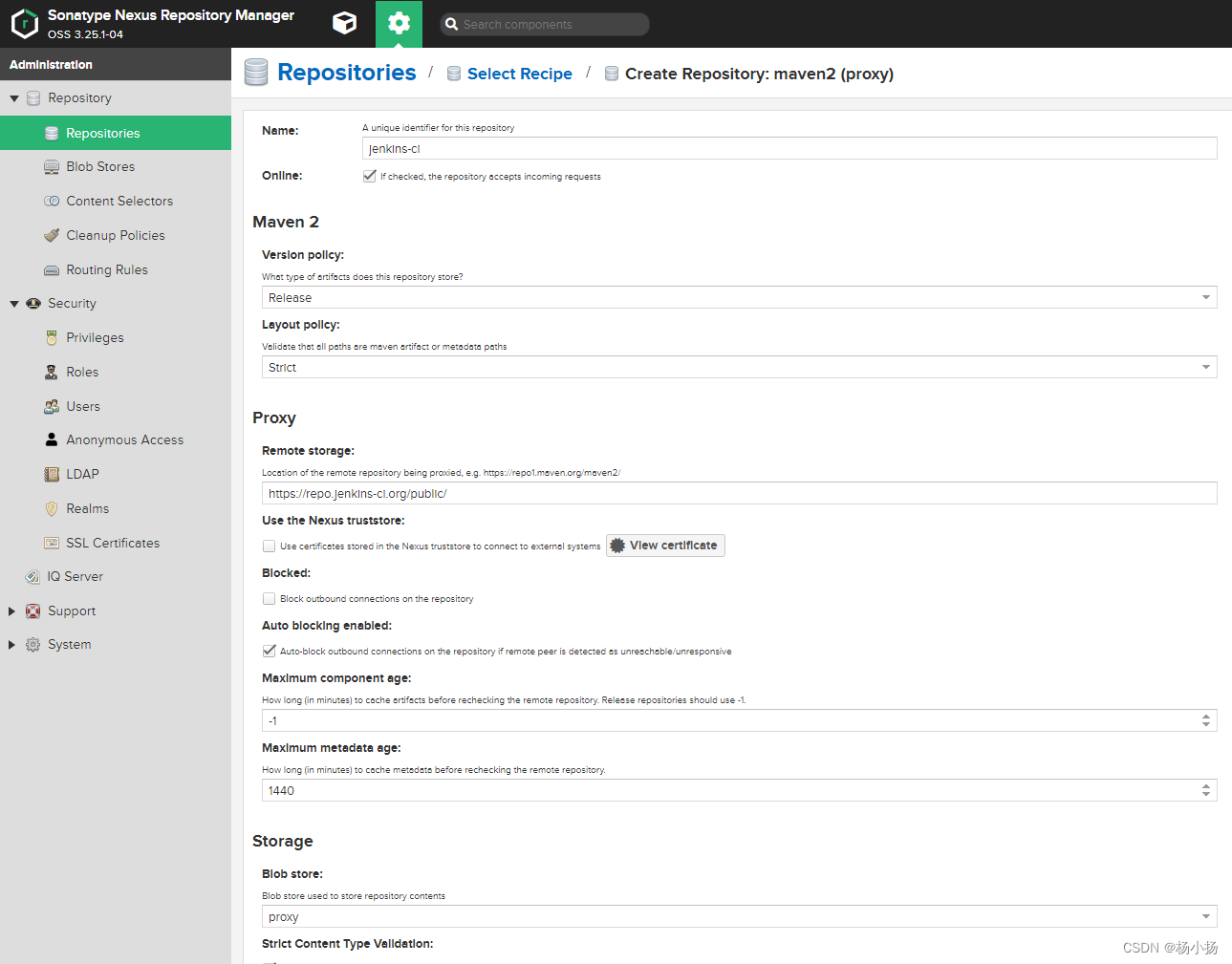 Nexus添加代理仓库（备忘速记）_nexus proxy-CSDN博客