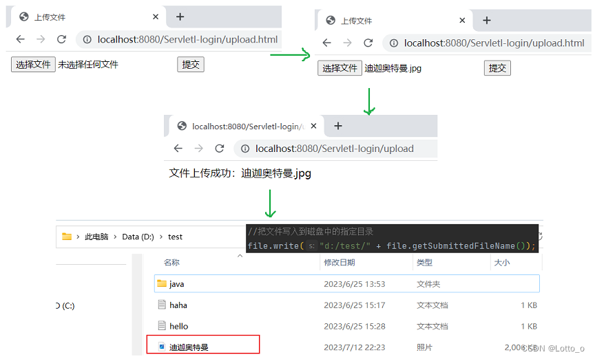 【java】servlet之登录和上传文件的简单实现 Servlet接收上传的文件 Csdn博客
