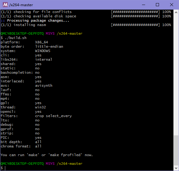 windows 编译libx264 ffmpeg H264编码_libx 264-CSDN博客