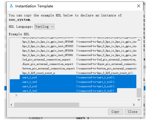 DE1-SoC笔记（三）——采用Quartus中的Qsys/Platform中添加GHRD工程并增添UART外设——（de1教程2.4节）_ghrd文件-CSDN博客