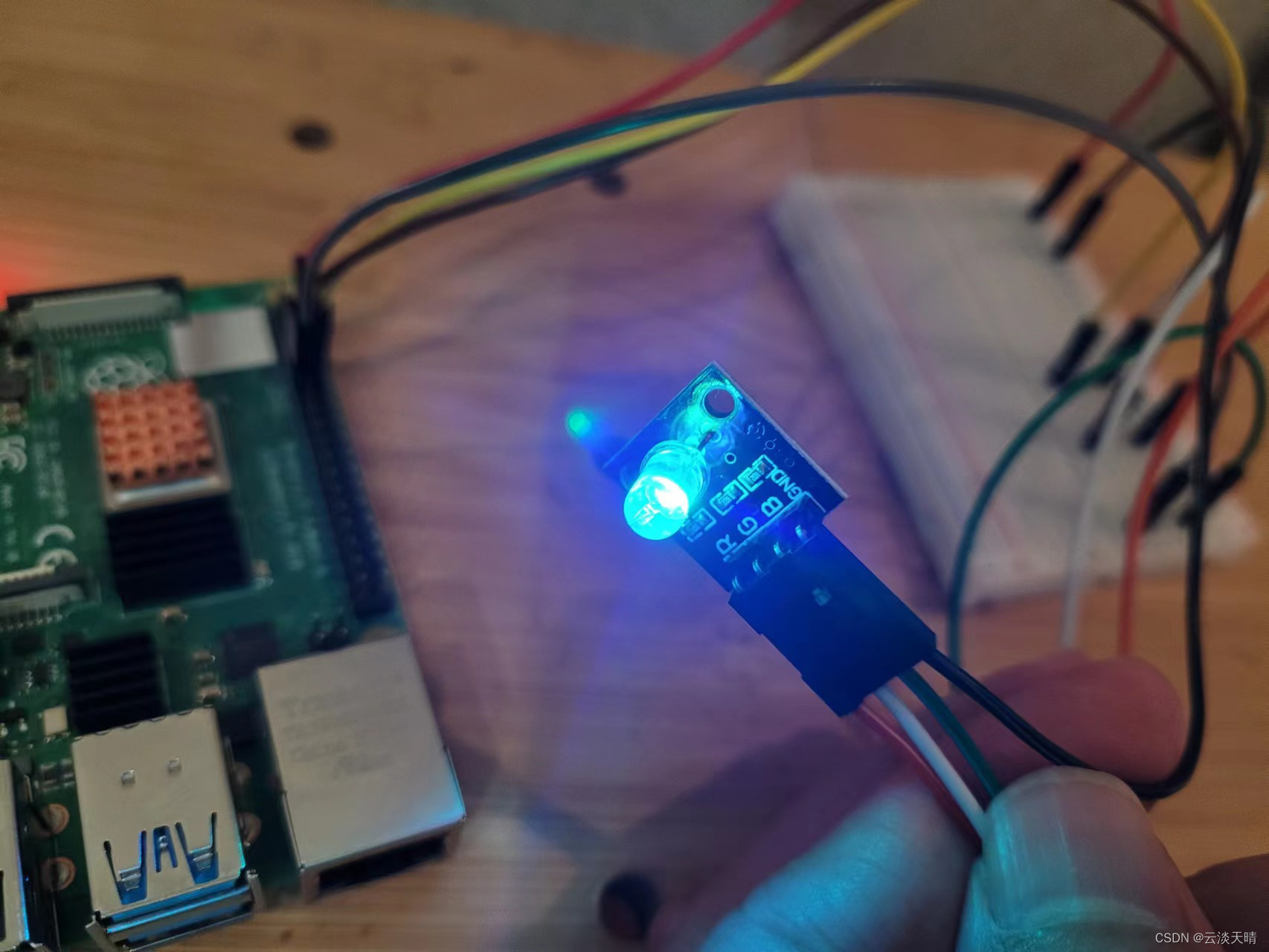 二、树莓派RGB LED实验_树莓派怎么连接rgb灯-CSDN博客
