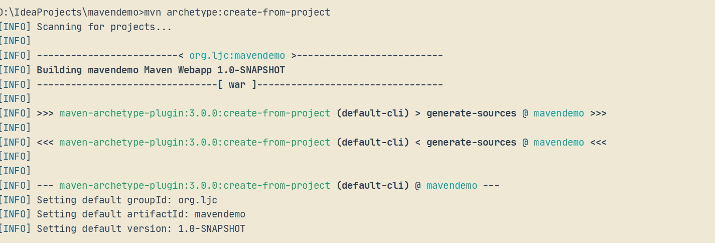 Idea创建自己的maven骨架generated Sources Csdn博客 