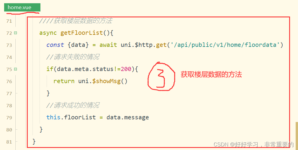 Day12 获取楼层的数据并渲染楼层的标题vue 楼层的输入实现 Csdn博客 
