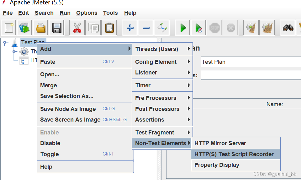 【Jmeter-脚本录制】_jmeter 5.5录制脚本-CSDN博客