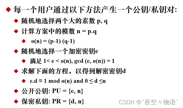 密码编码学与网络安全 原理与实践(第八版)——第九章:公钥密码学与rsa密码编码学与网络安全第八版 第九章 Ppt Csdn博客