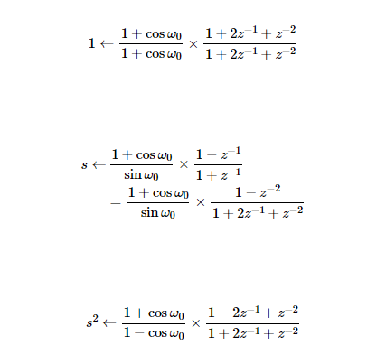 Biquad 滤波器计算-CSDN博客