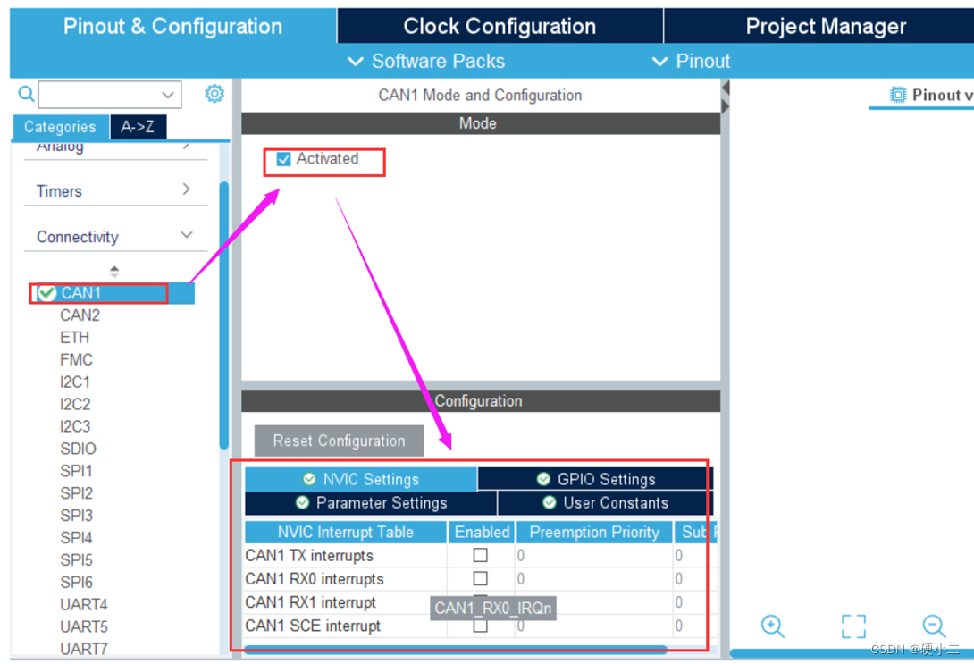 Stm32cubemx新建工程生成代码与下载程序图文教程及视频演示stm32cubeprogrammer Can下载程序 Csdn博客